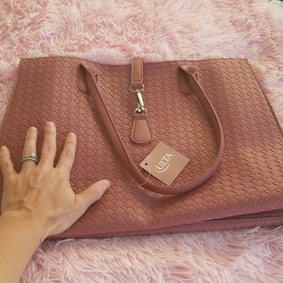 Ulta Beauty | Bags | Ulta Beauty Blush Tote Shoulder Bag | Poshmark